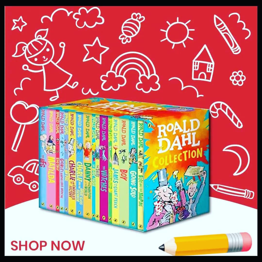 Roald Dahl 16 Books Box Set – Urdu Kutub Khaana